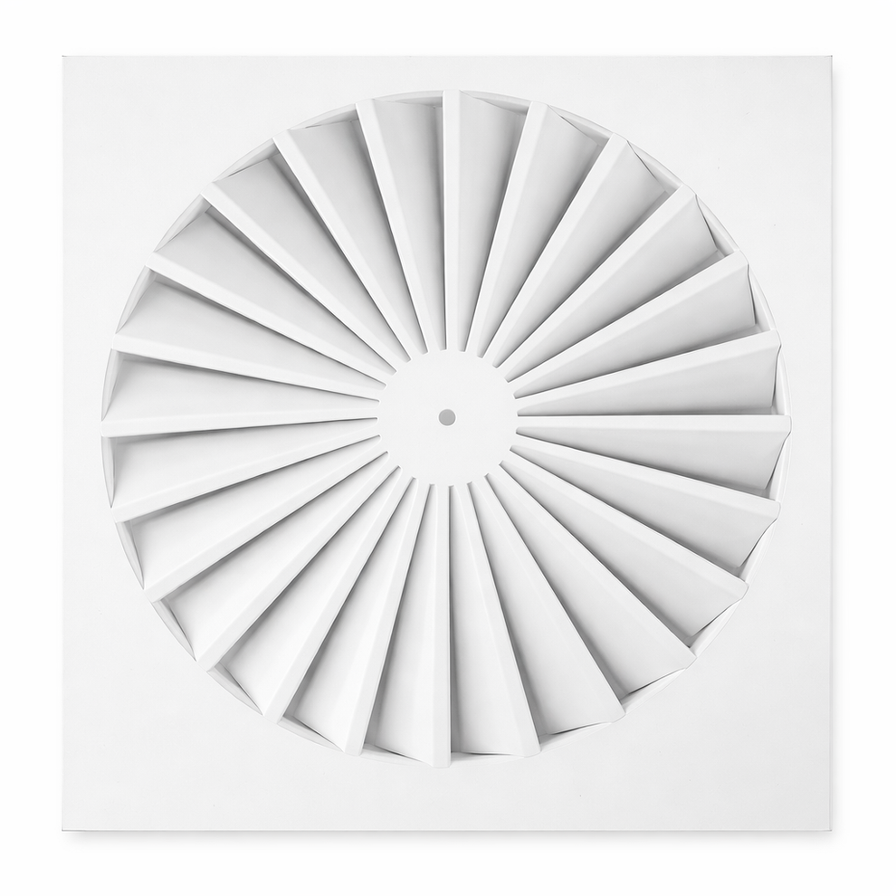 Ceiling Swirl Air Diffuser | High-Induction HVAC Diffuser - Air Juncti ...